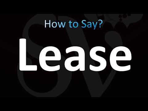 How to Pronounce Lease (CORRECTLY!)