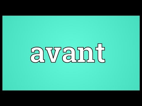 Avant Meaning