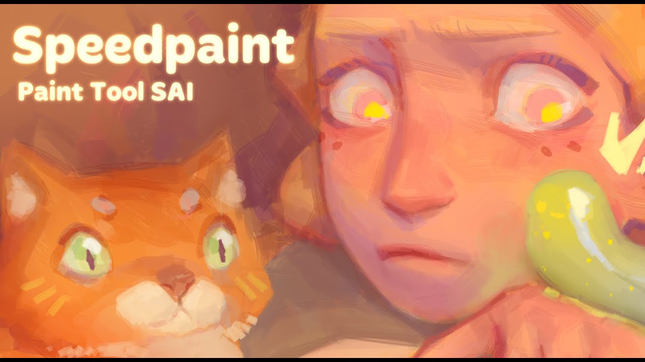 Speedpaint (Paint Tool SAI) A Sticky Situation