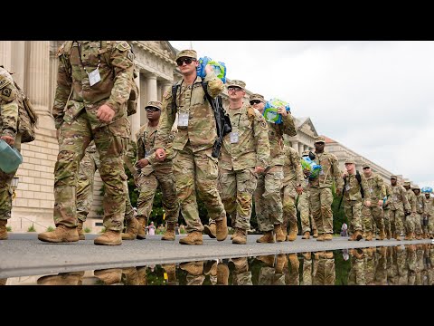 Happening Now: Washington Hosts Military Parade For Army's 250th Birthday
