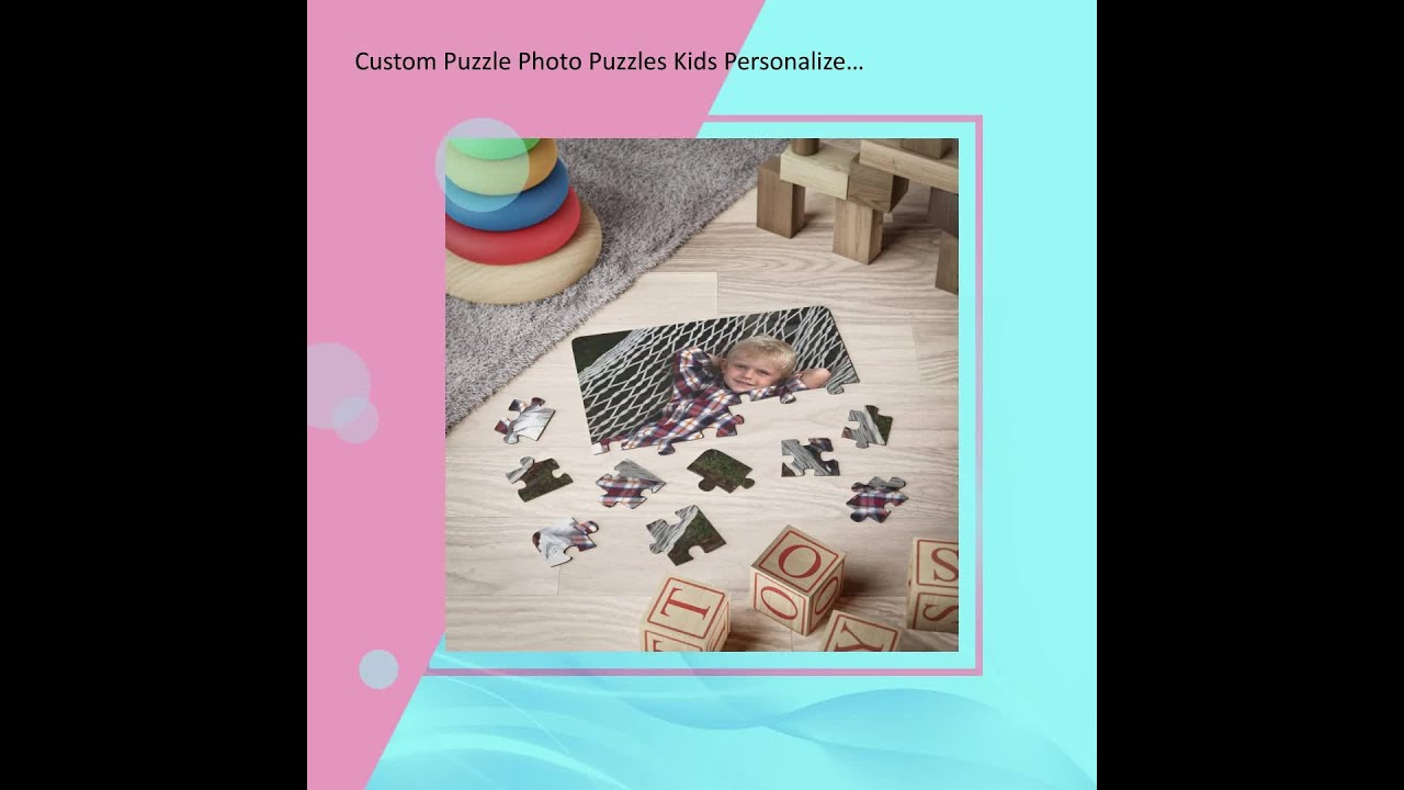 Custom Puzzle Photo Puzzles Kids Personalized Puzzle Kids Gift Birthday Gift Christmas Gifts Anni...