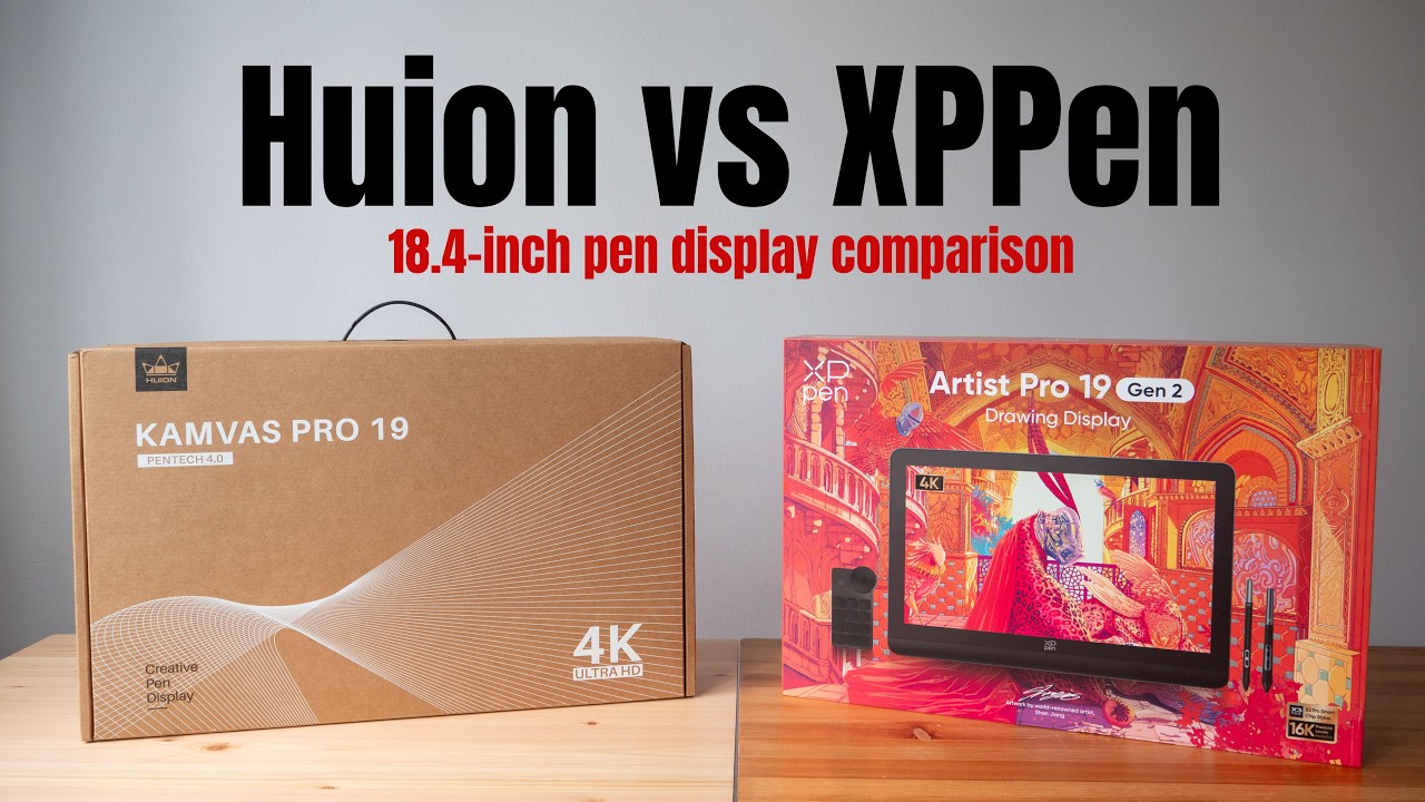 Comparing Huion Kamvas Pro 19 and XP-Pen Artist Pro 19 Gen 2: A ...
