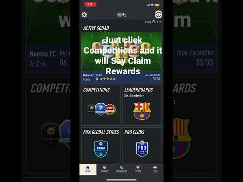 HOW TO CLAIM DIVISION RIVAL REWARDS ON COMPANION APP/WEB APP FIFA 23!!