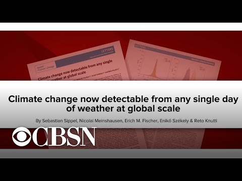Scientists detect "fingerprint" of human-induced climate change on weather