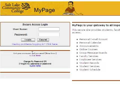 MyPage Login