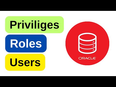 USERS, PRIVILIGES, ROLES - Oracle Database DBA Tutorial