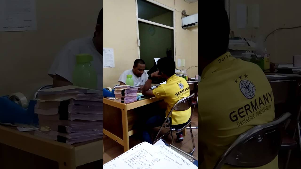 Lagi buat BAP