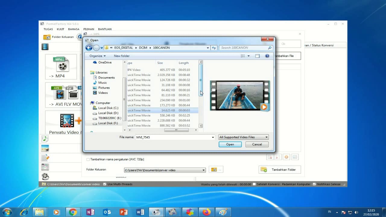 CARA  CONVERT  FILE VIDEO  MENJADI MP4  YOUTUBE  DAN FORMAT LAINNYA DENGAN FORMAT FACTORY