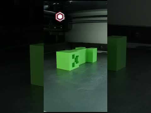 MC creeper | Bambu Lab X1-Carbon | 3D timelapse