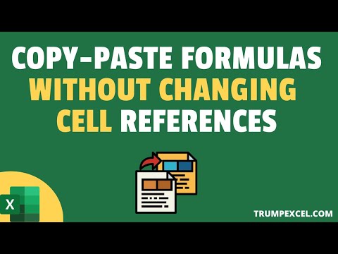 How to Copy Formulas Without Changing Cell References in Excel