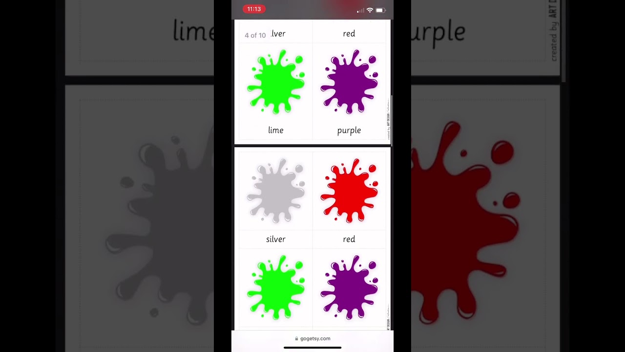 Easy Printable Flash Cards #shorts  #shortvideo #flashcards #flashcards_for_kids
