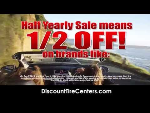 Discount Tire Centers - Half-Yearly Sale