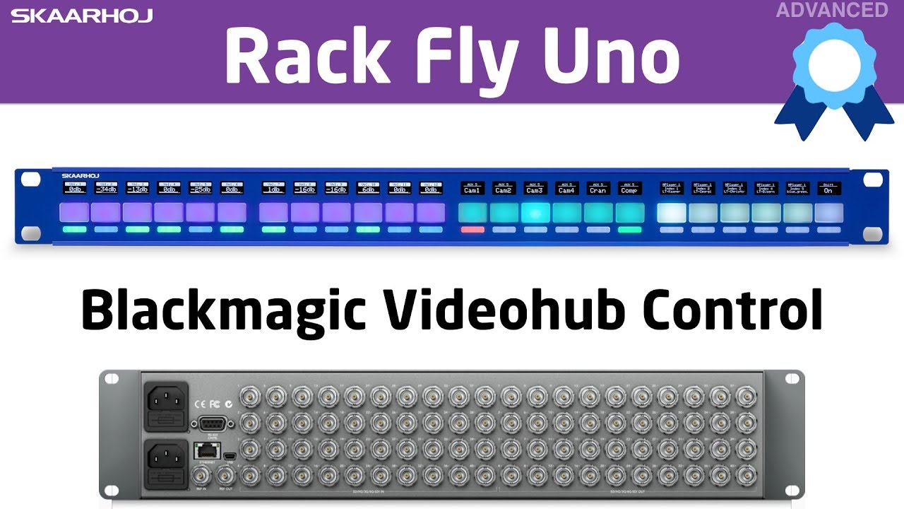 Buy - Skaarhoj RACK-FLY-UNO-V1B (RACKFLYUNOV1B) Rack Fly Uno w/Blue ...