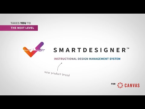Smartdesigner™ - Instructional Design Management System for Canvas LMS