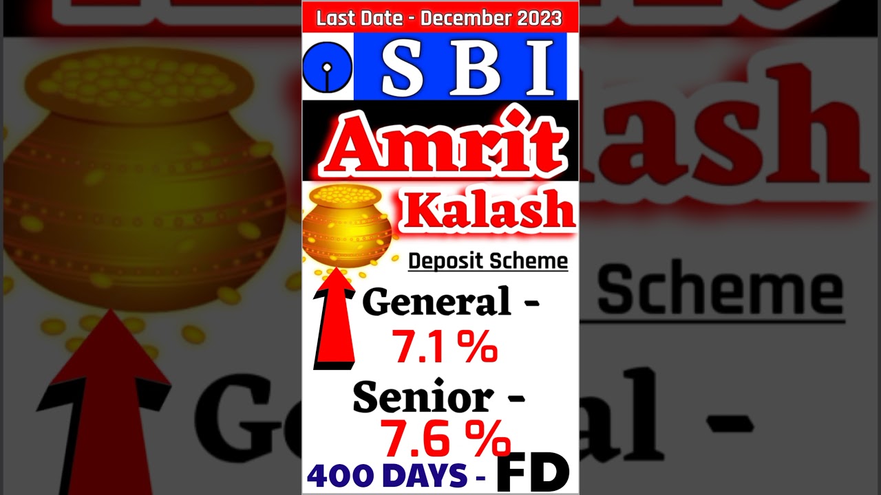 sbi amrit kalash fixed deposit #shorts