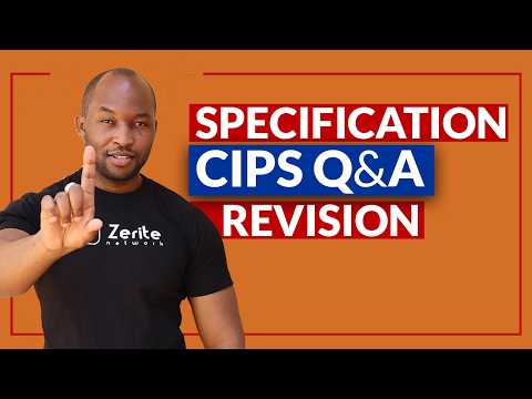 Types of specifications in procurement and supply