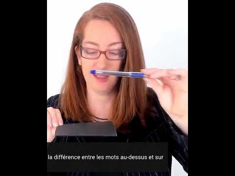 Sur ou au-dessus ? French lesson