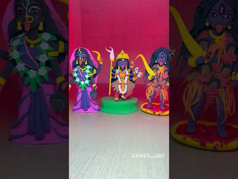 How to make Kali Mata idol🙏 Aigiri Nandini Song Special Kali Mata idol#kali #kalimaa #aigirinandini