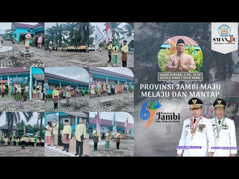 Selamat Ulang tahun Provinsi Jambi yang ke -67 #sman7kotajambi #provinsijambi