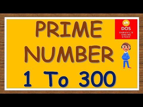 Prime Numbers 1 To 300 | Prime Numerals 1 To 300 | 1 To 300 Prime Numbers | Prime Number 1 To 300