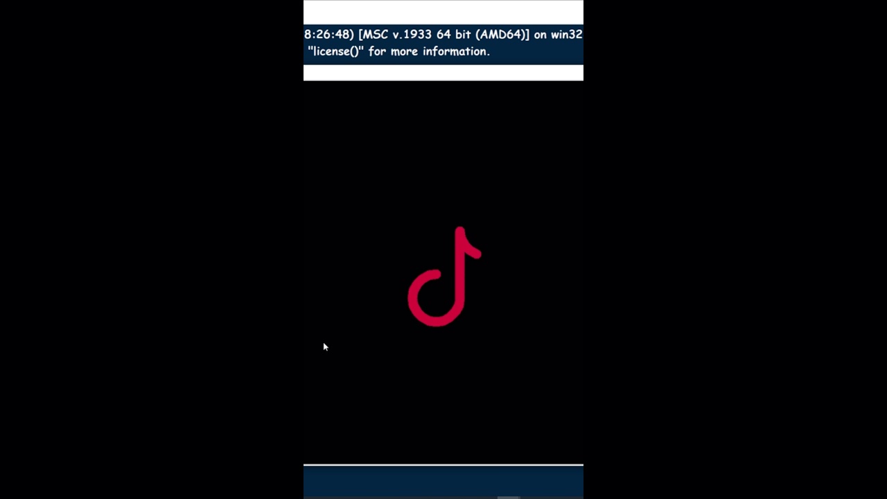 Tiktok logo in python turtle module #python #programming #pythonturtle