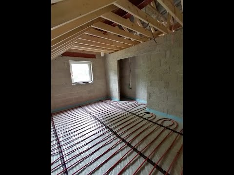 UNDERFLOOR HEATING PIPEWORK FOR ECODAN AIR SOURCE HEAT PUMP