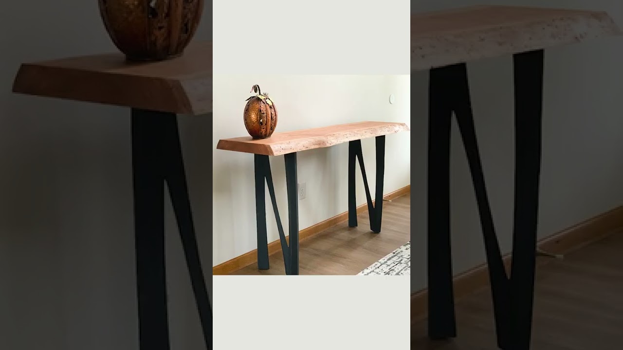 #contemporary Console Table for #livingroom #diyprojects #woodworkingprojects #homedecor