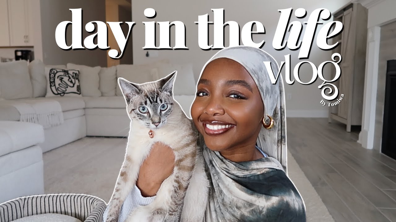 realistic day in the life of a cat mom 🐱🤍