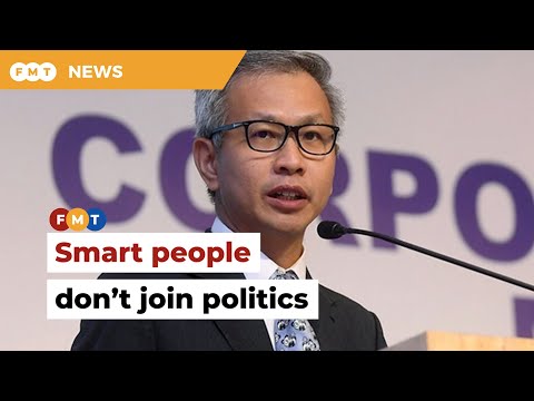 We have ‘stupid ministers’ because smart people avoid politics, says Pua