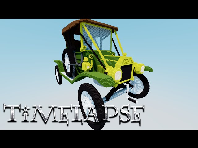 [Minecraft Timelapse] Ford T12 Minecraft Map