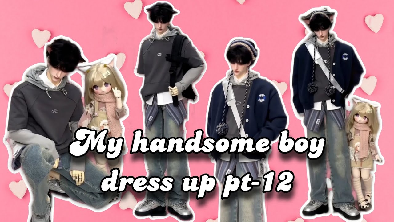 Handsome boy bjd doll dress up, outfits || Pt-12 || #balljointeddoll #bjd #youtubevideo #bjddolls
