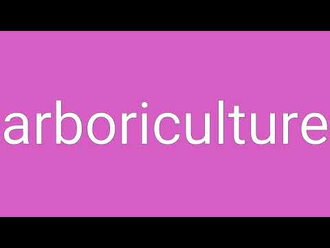 Arboriculture Definition & Meaning