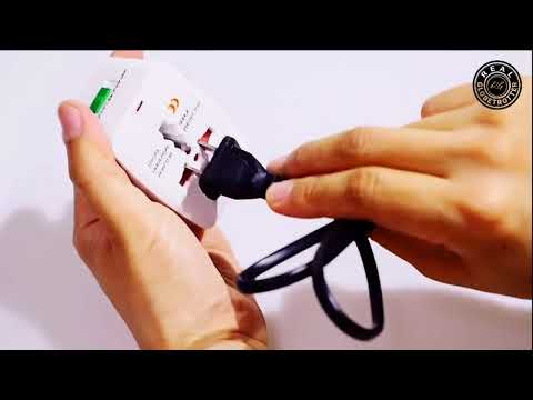 Adaptateur international US/AU/UK/EU avec Double USB