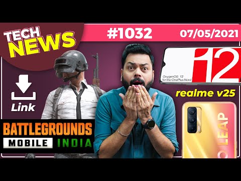 Battlegrounds Mobile India Download Link😒, Mi Pad 5, OxygenOS 12 Features, Galaxy M42 5G-#TTN1032
