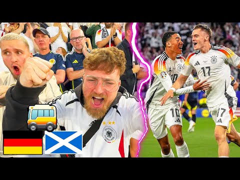 Deutschland vs. Schottland - EM Stadionvlog 🇩🇪🏴 | LEGENDÄRER AUFTAKT DER 🚌 TOUR | ViscaBarca