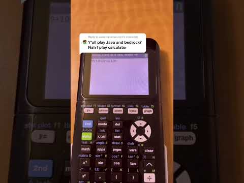 Playing Minecraft on a calculator