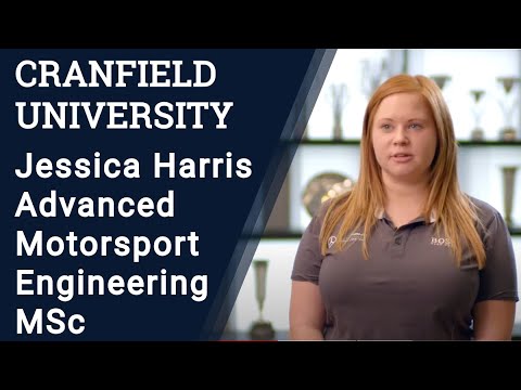 Jessica Harris - Advanced Motorsport Engineering MSc at Cranfield University