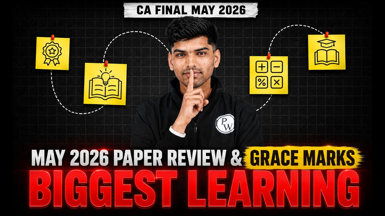 CA Final May 2026 Paper Review | Grace Marks Expected? | Learnings for Students | CA Rohit Chipper