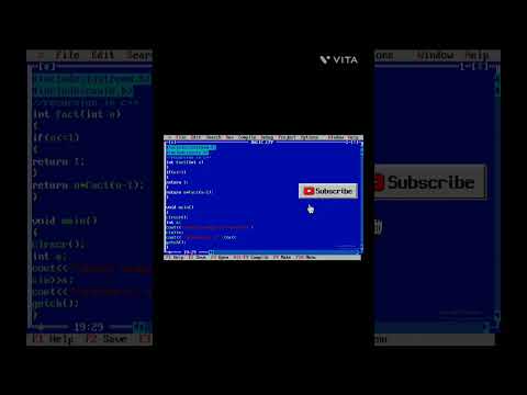 FACTORIAL using recursion in c++|ccoding.123 |#codingshorts