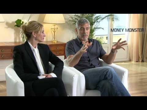 Money Monster: George Clooney & Julia Roberts Official Movie Interview | ScreenSlam