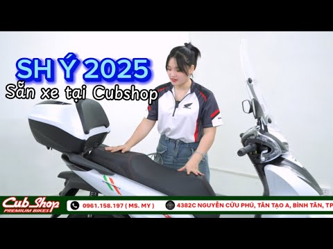 SH Ý 2025 150i Sport Edition Mới Cập Bến Tại Cubshop, Kèm Full Phụ Kiện, Sẵn Xe Giao Ngay