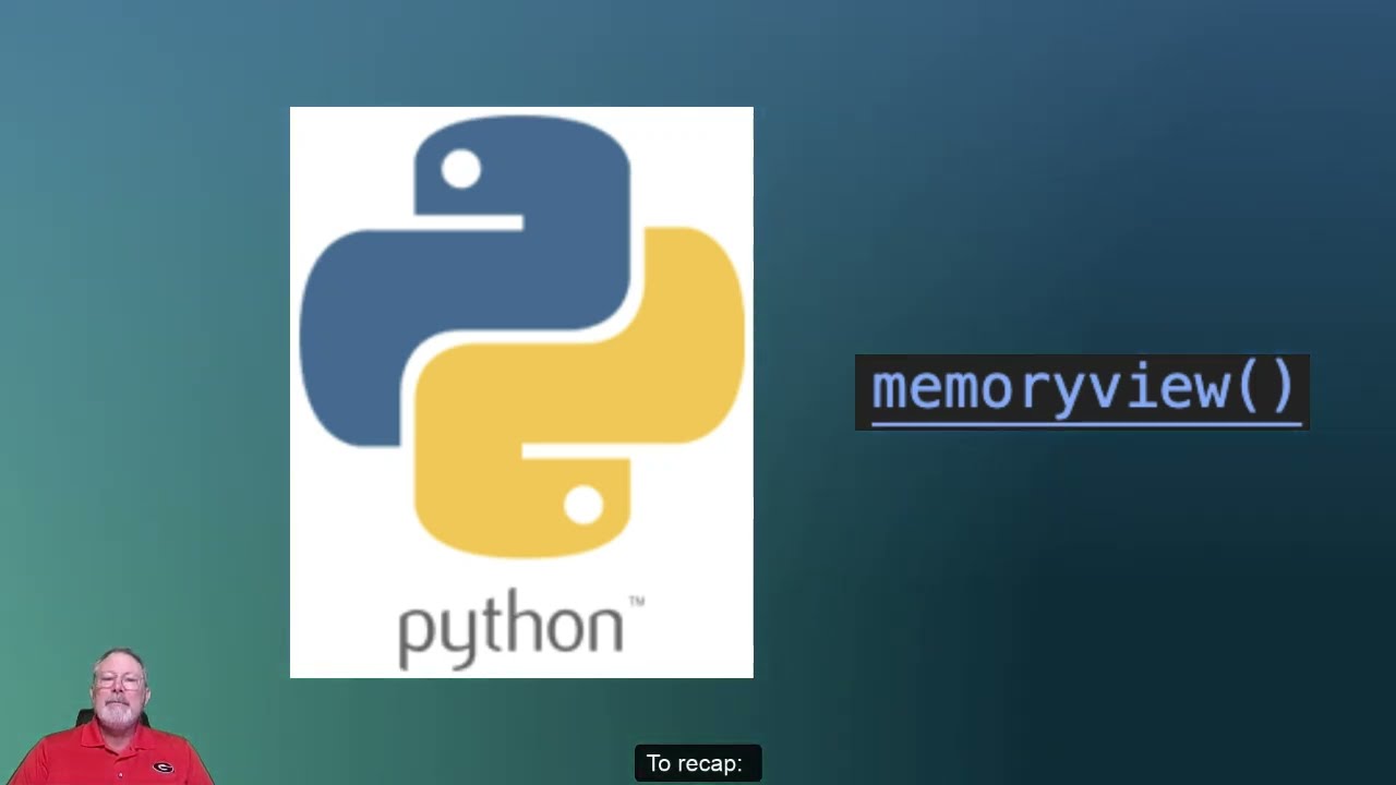 Python built-in function: memoryview()