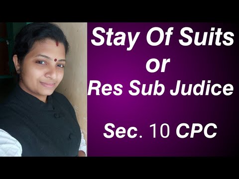 Res Sub Judice|Sec.10| Difference between Res judicata& Res Sub Judice.CPC Class in Malayalam.