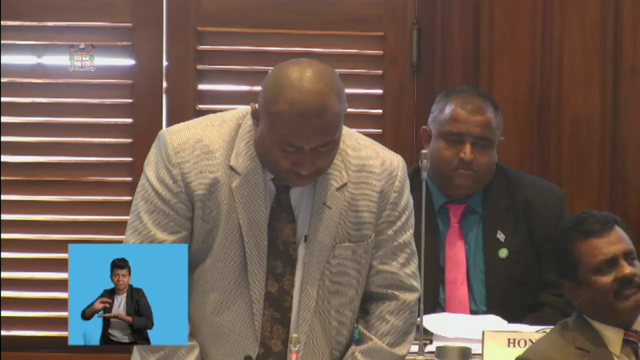 Fijian Minister for Health responds to question on Meningococcal vaccination