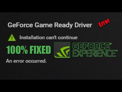 NVIDIA Geforce Experience driver update error FIXED 100% | MazterHanz0