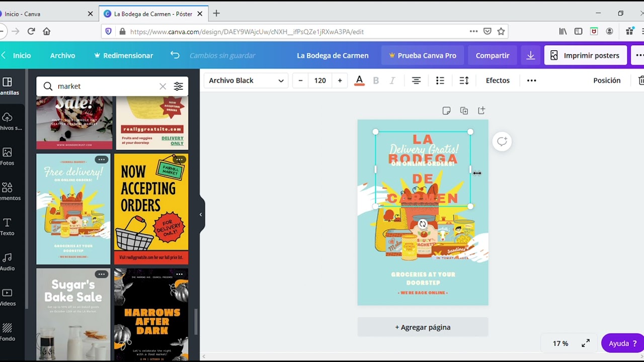🛠 ¡Diseña tus carteles o afiches GRATIS en Canva!