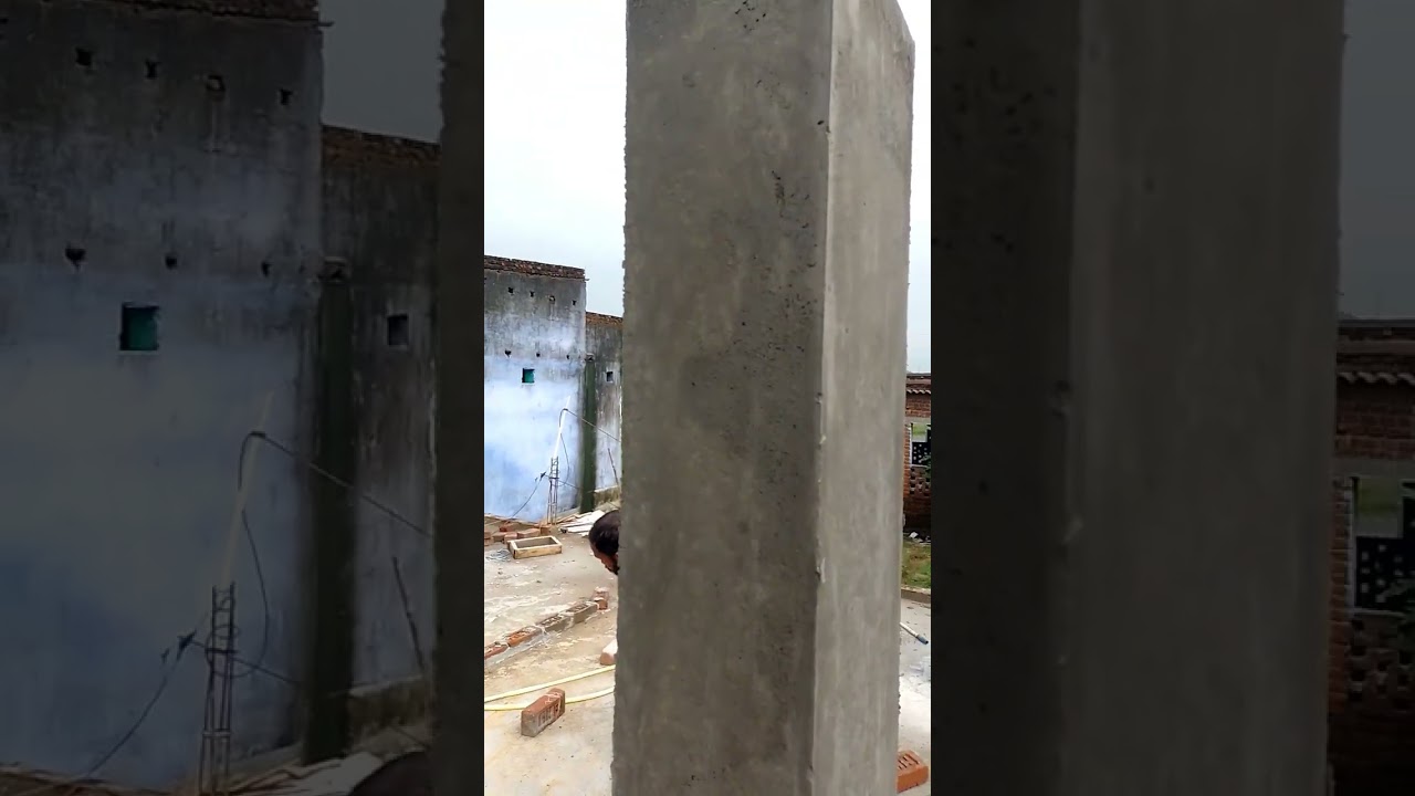 Masterful Craftsmanship: Traditional Column Finishing in Action #work #craft #construction