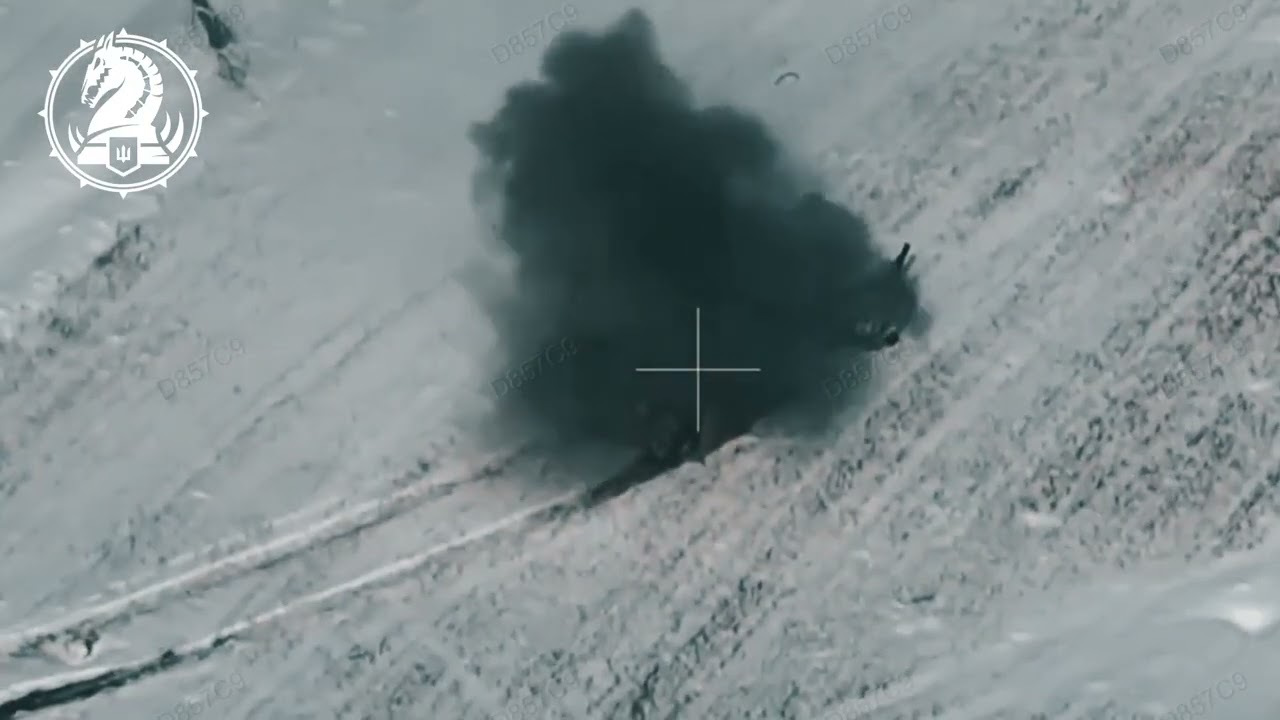 Soviet-flagged Russian tank column meets devastating defeat in Kursk ...