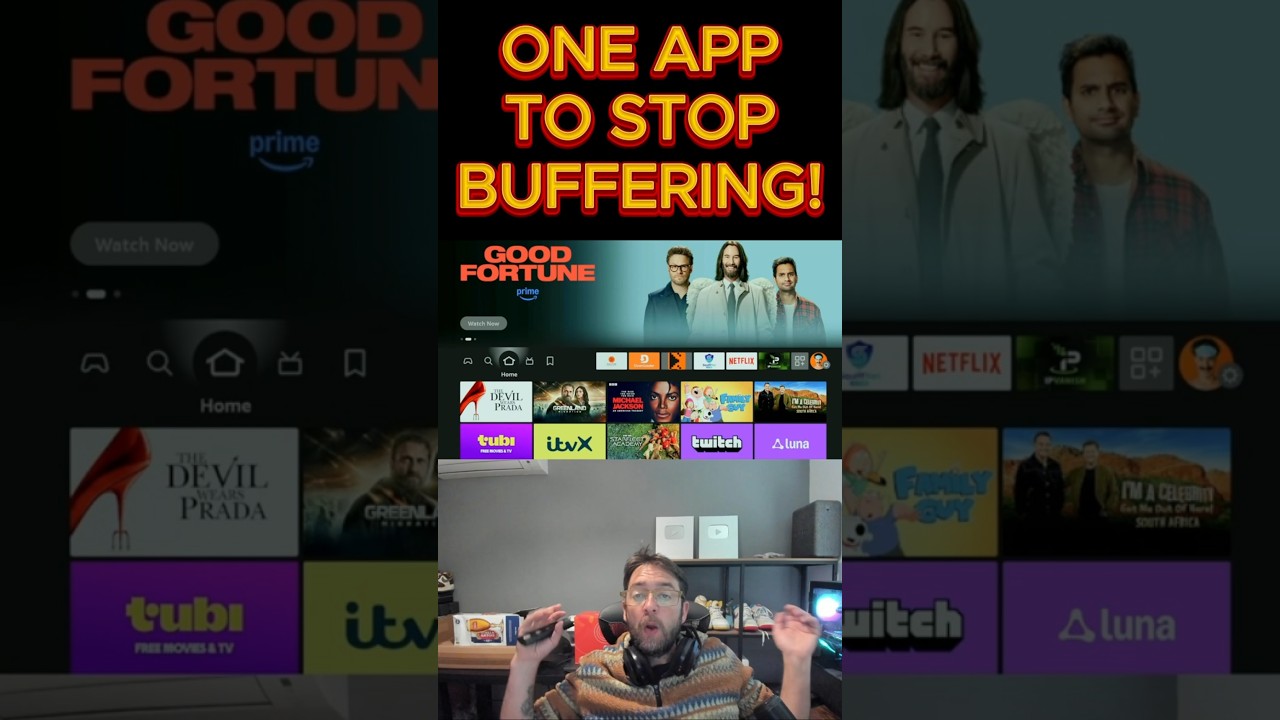 One APP to STOP BUFFERING on your FIRESTICK & GOOGLE TV!