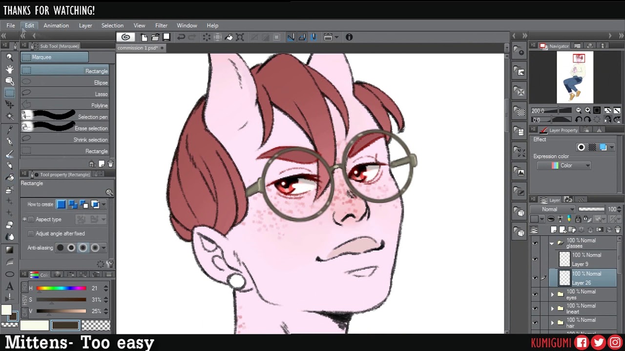 Bishop| Commissions speedpaint [Clip studio paint]